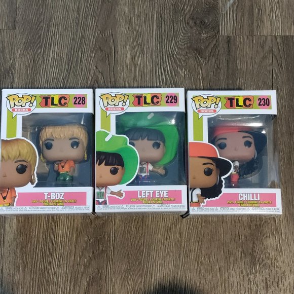 Funko | Art | Funko Pops Tlc Vinyl Figurine Collection Set | Poshmark